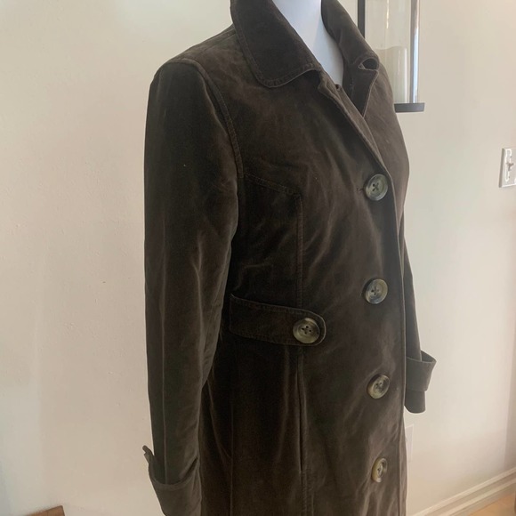 Boden | Jackets & Coats | Boden Velvet Single Breasted Tailored Trench ...